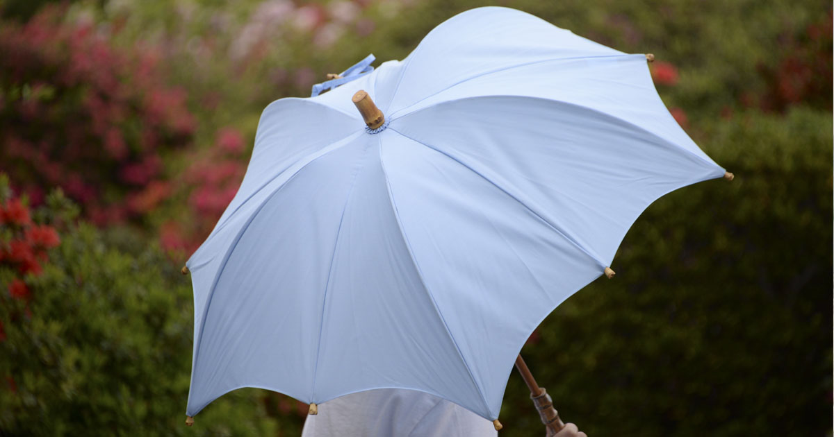Pumpkin Parasol Sky Blue | Original umbrellas, parasols and accessories ...